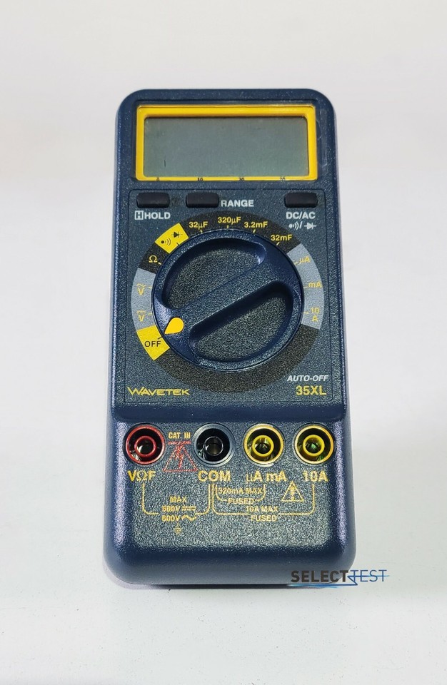 WAVETEK 35XL 3.75 DIGITS AUTORANGING HANDHELD MULTIMETER ***LOOK ...