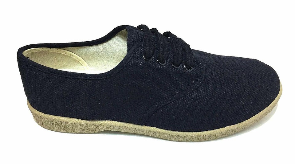 Zig Zag wino shoes blk canvas upper w/gum sole 7201 (OG winos). | eBay