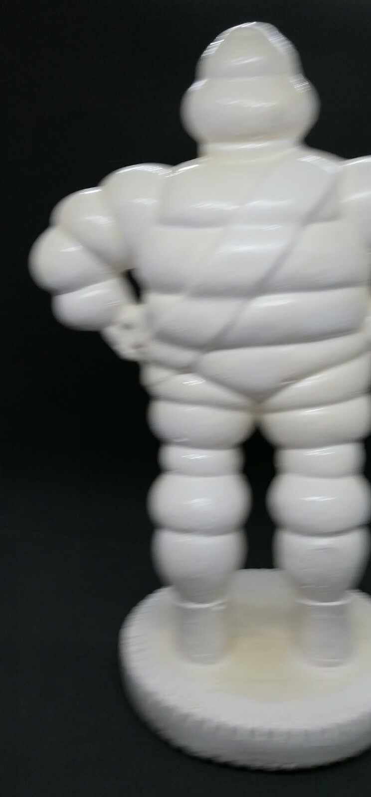 VINTAGE MICHELIN ADVERTISING BIBENDUM TIRE MAN MASCOT PLASTER SCULPTURE ...