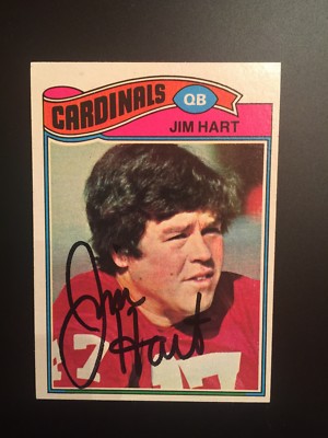JIM HART 1977 AUTOGRAPHED TOPPS CARD # 485- NM/M | eBay