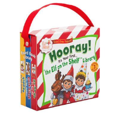 Hooray! It's Your First "The Elf on the Shelf" Library 3 Board Book Set ...