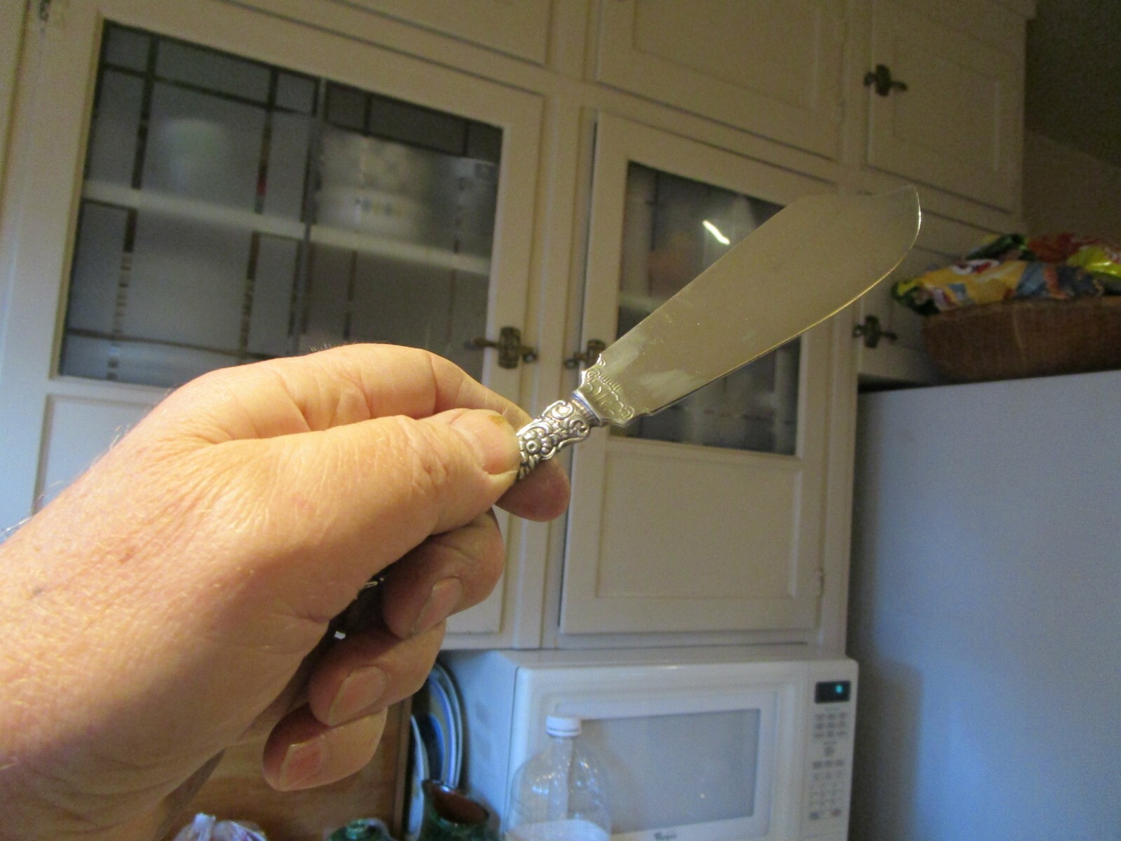 Vintage Prima NY Silver Plate Ornate Fish Knife 9" Long Sweden | eBay