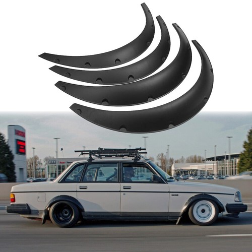 4X 4.5" Fender Flares Extebsion Wheel Extra Wide Body Kit For Volvo 164 ...