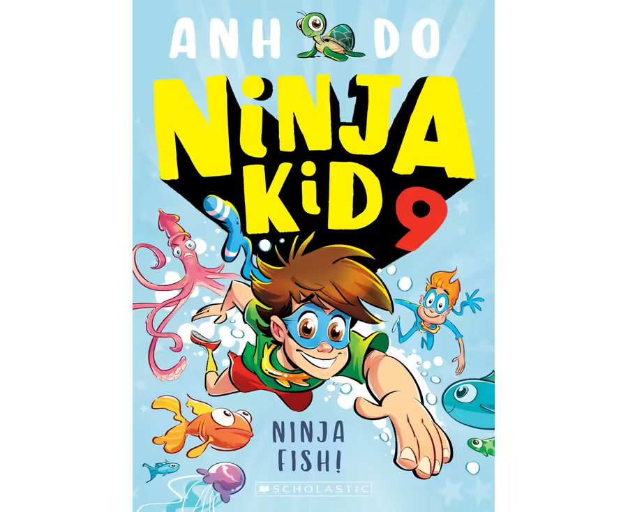 * NINJA KID #9 - NINJA FISH! Paperback Illustrated Book 2022 Anh Do ...