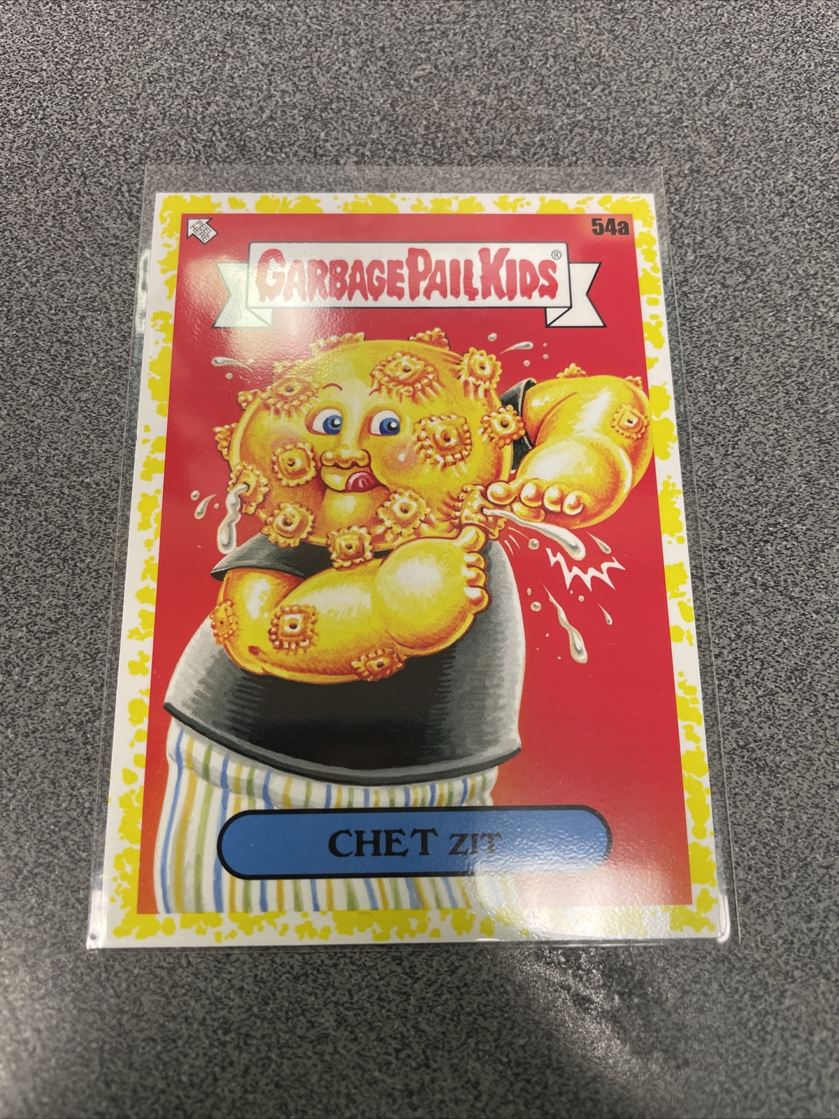 2021 Garbage Pail Kids Food Fight Yellow Phlegm Chet Zit 54a | eBay