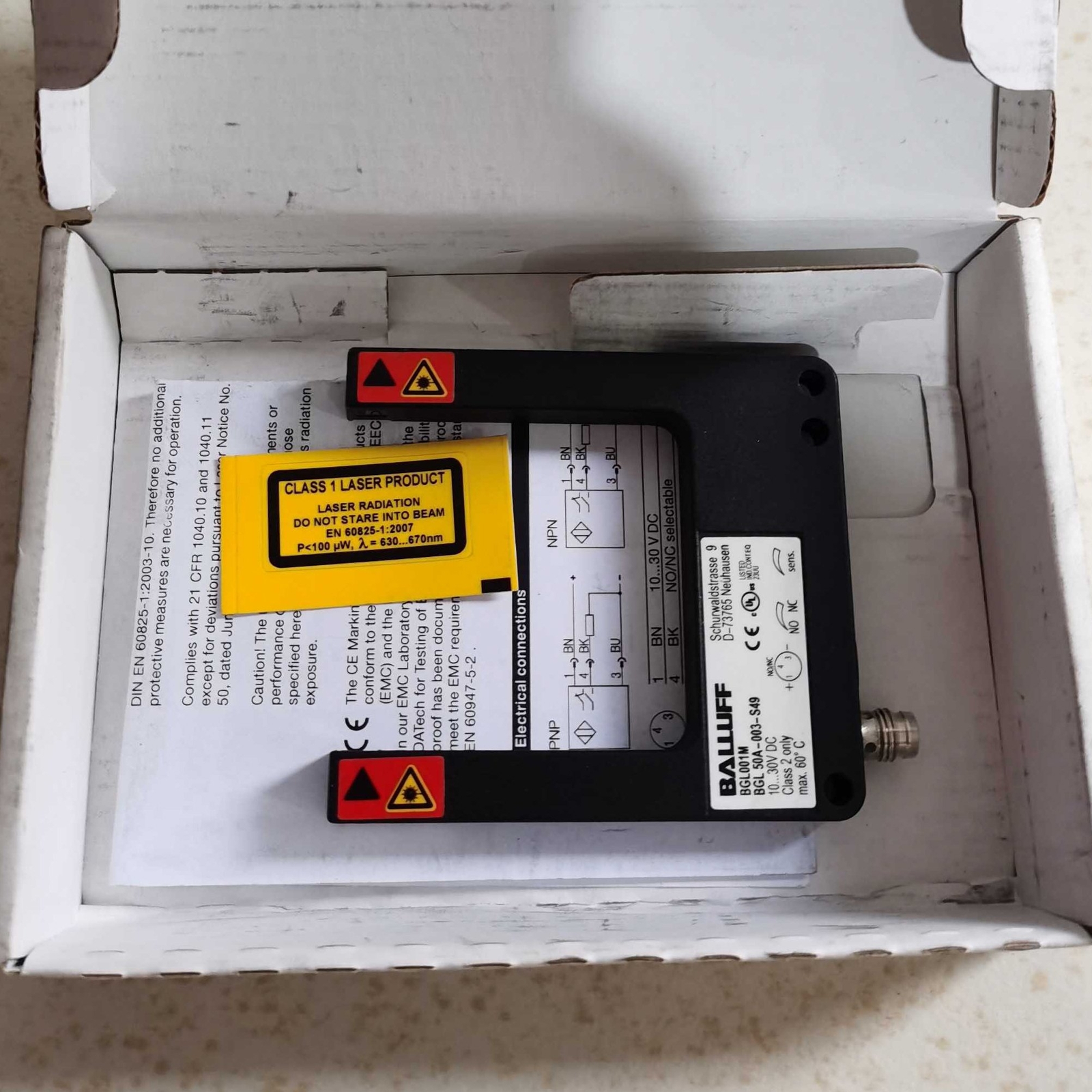 Balluff BGL001M Photoelectric Switch Sensor - BGL 50A-003-S49 for sale ...