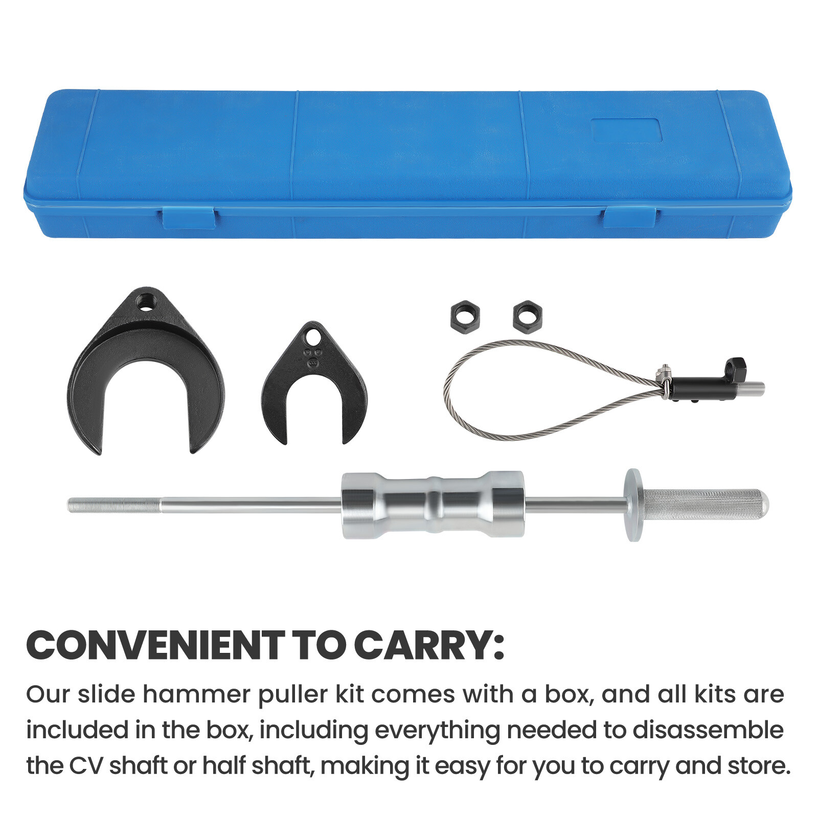 CV Joint Puller Slide Hammer Front Wheel Drive Axle Half Shaft Removal ...