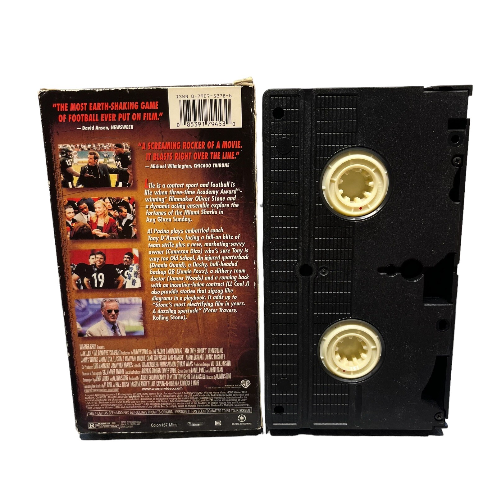 Any Given Sunday VHS 1999, 2001 Oliver Stone Collection V9 85391794530 ...