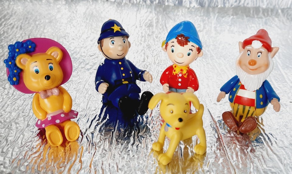 Noddy & Friends Toy Figures Cake Toppers Tessie Big Ears Plod Bumpy Dog ...