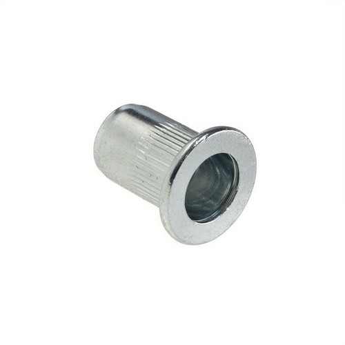Qty 1 Zinc Large Flange M10 Splined Nutsert 1 ~ 4.5mm Grip Range Rivnut ...