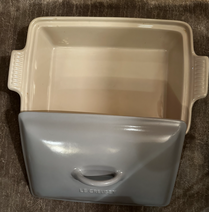 Le Creuset Heritage Stoneware Rectangular Covered Casserole Dish W/lid ...