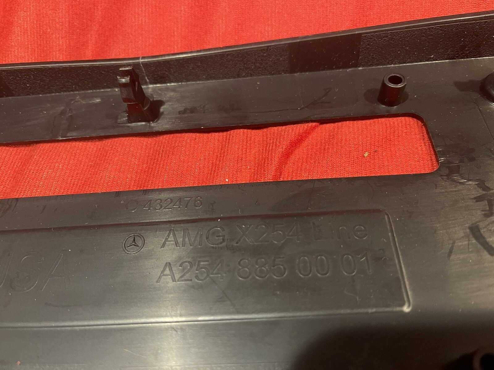 Genuine Mercedes-Benz License Bracket 254-885-00-01 for sale online | eBay