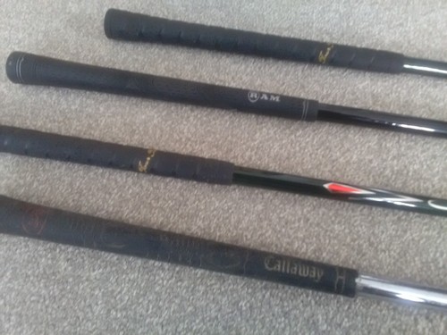 Callaway Big Bertha Driver with Ram 3 wood and Pinseeker 3 and 5 woods ...