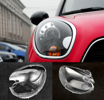 For MINI Cooper Countryman R60 2012-2016 Pair Lens Cover Headlight ...