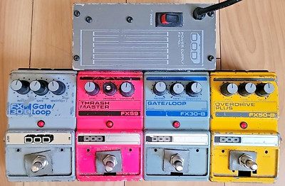 DOD FX59 Thrash Master Guitar Pedal FX30B (2) Gate Loop & FX50B Over ...