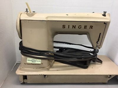 Vintage Singer 404 Slant-O-Matic Sewing Machine W/ Foot Pedal READ S8 ...