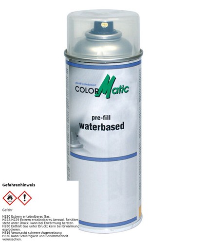COLORMATIC PRE-FILL WB-B T/V WATERBASED WASSERBASISLACK 161803 253ml ...