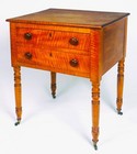STUNNING TIGER MAPLE FEDERAL STAND CIRCA 1800-10 | eBay