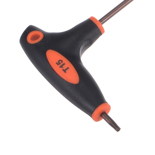 T15 Anti Tamper Proof Torx Key T-Handle Dual End Wrench, S2 Steel 2 Pcs ...