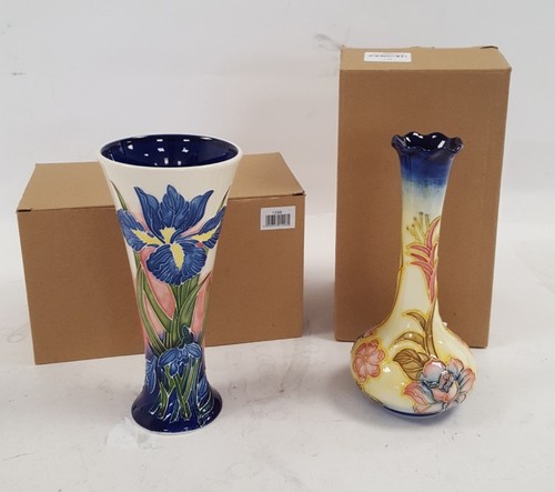 Pair of Old Tupton Ware Hand Painted Floral Ceramic Vases with Boxes ...