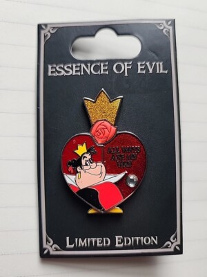 Disney Pin 2017 Essence Of Evil Alice in Wonderland Queen of Hearts Pin ...