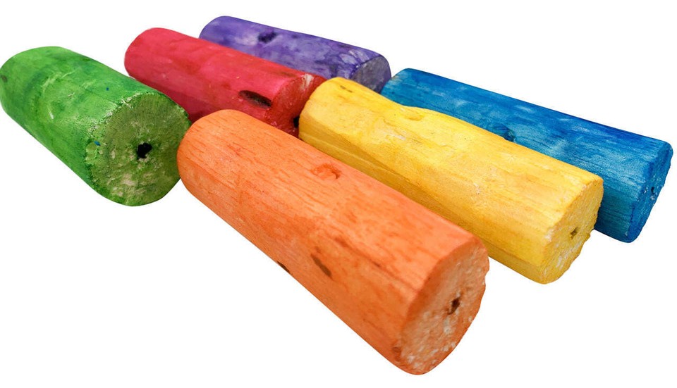 3145 Pk6 Rainbow Sola Stick Soft Forage Chew Parrot Parrotlet Budgie ...