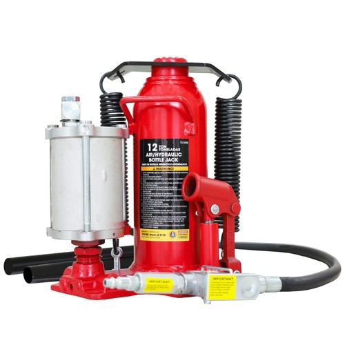 BIG RED 12 Ton (24,000 LBs) Torin Welded Pneumatic Air Hydraulic Bottle ...