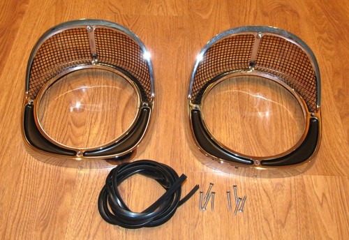 1957 Chevy Cars & Trucks 1956 Chevy Headlight Bezel Set Bucket & Boom ...