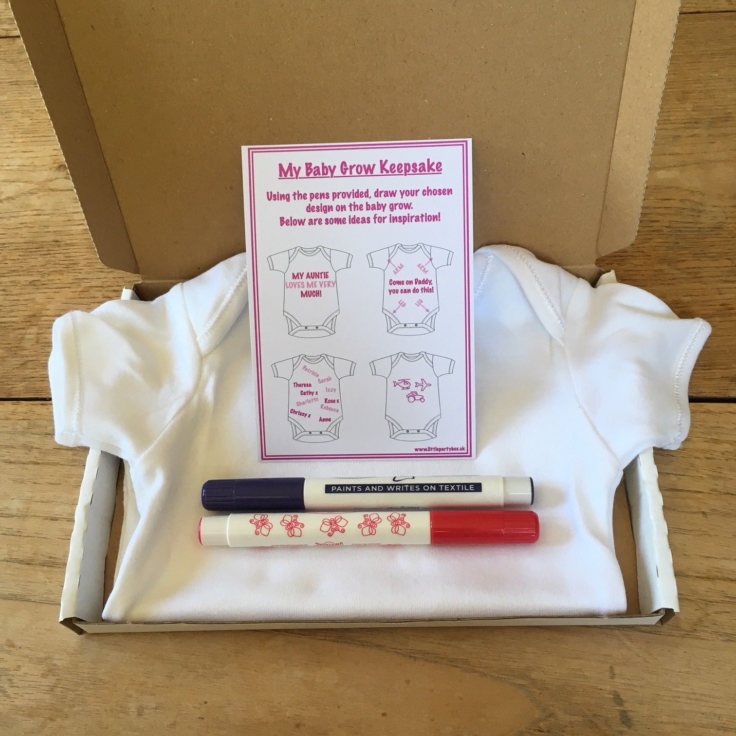 Personalise your own BABY GROW KEEPSAKE-Baby Shower Game-Babygrow ...