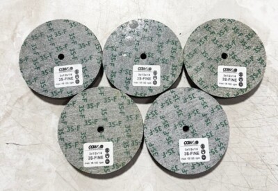 CGW 3" x 1/2" x 1/4" Unitized Deburring Wheel 3S Fine Silicon Carbide 5 ...