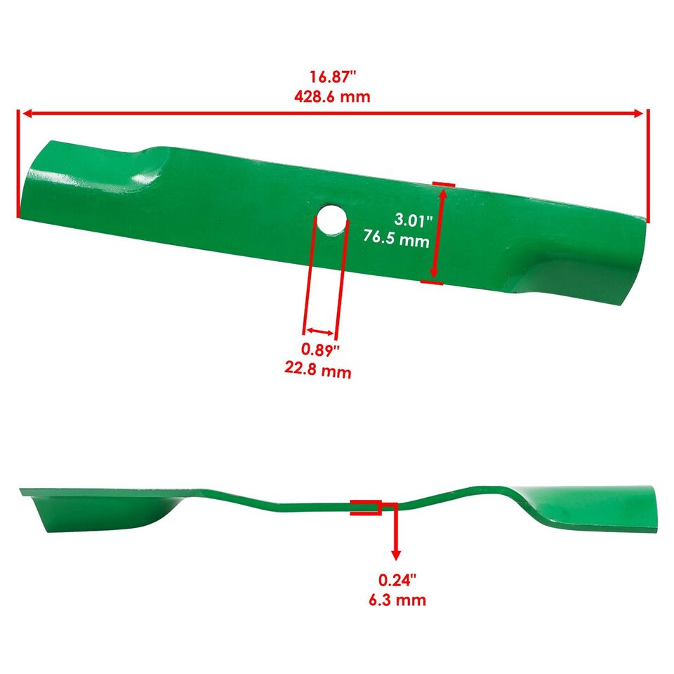 48" Deck Blade for John Deere Z545R Z645 Z710 Z720 Z735 Z740R Z910 Z915 ...