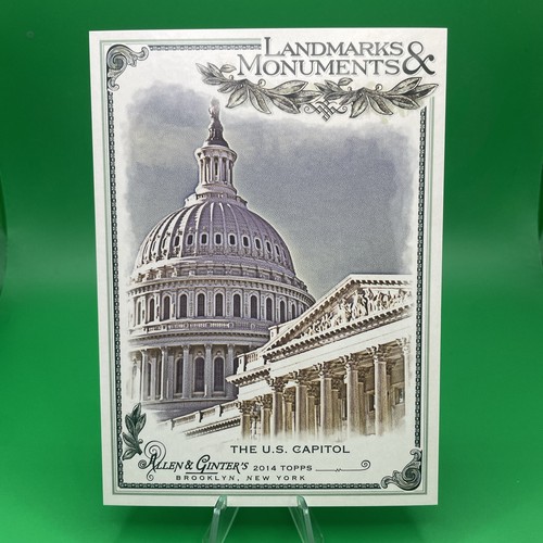 2014 Topps Allen & Ginter #LMC-08 The U.S. Capitol Landmarks Box Loader ...