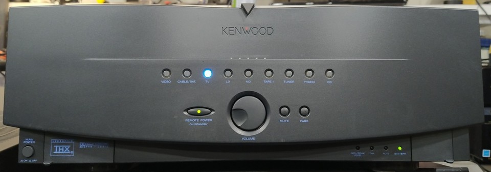 KENWOOD KC-Z1 Pre and KM-Z1 Power Amplifier Combo. Tested. Work Great ...