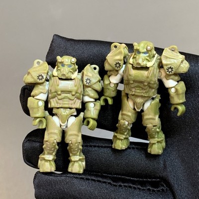 Rare 2x MEGA Fallout T-60 Power Armor Collection Mini bloks Action ...