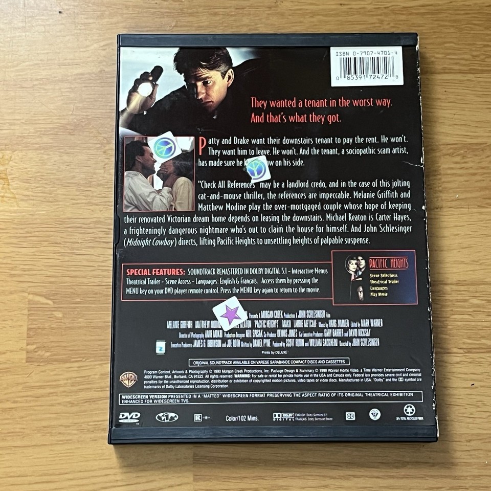 Pacific Heights ( Snap Case DVD) — | eBay
