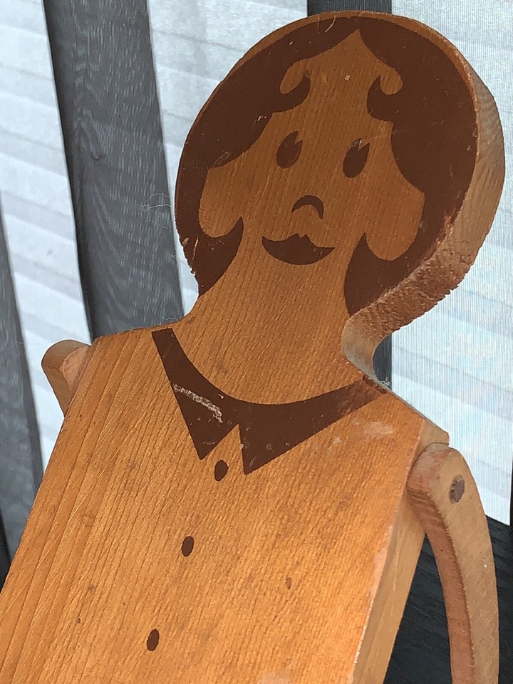 Limber Jill Wooden Dancing Girl Jointed Jig Doll Antique Primitive Folk ...