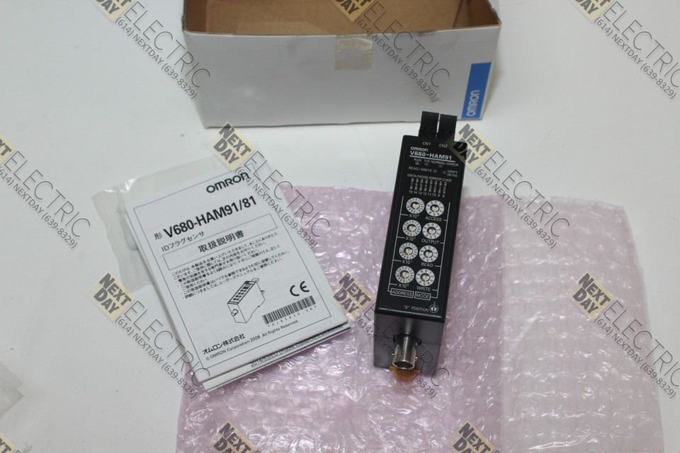 Omron, V680-HAM91, RFID Flag Amplifier Sensor Controller Identification ...