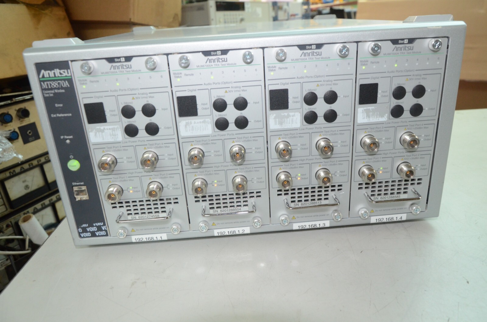 Anritsu MT8870A 6 Ghz Universal Wireless Test Set & MU887000A TRX ...