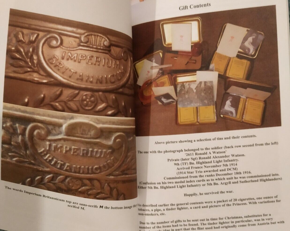 WW1 CHRISTMAS TIN BOOK BRITISH SOLDIERS | eBay