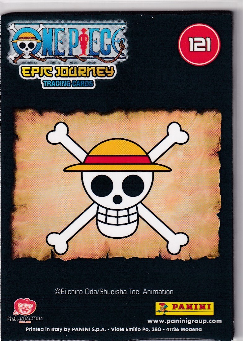 Panini One Piece Epic Journey Trading Cards Karte Nr. 121 Wanted Monkey ...