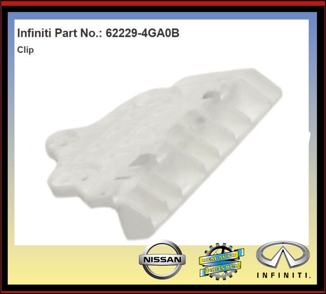 Infiniti 622294GA0B Genuine OEM Bumper Cover Stiffener for sale online ...