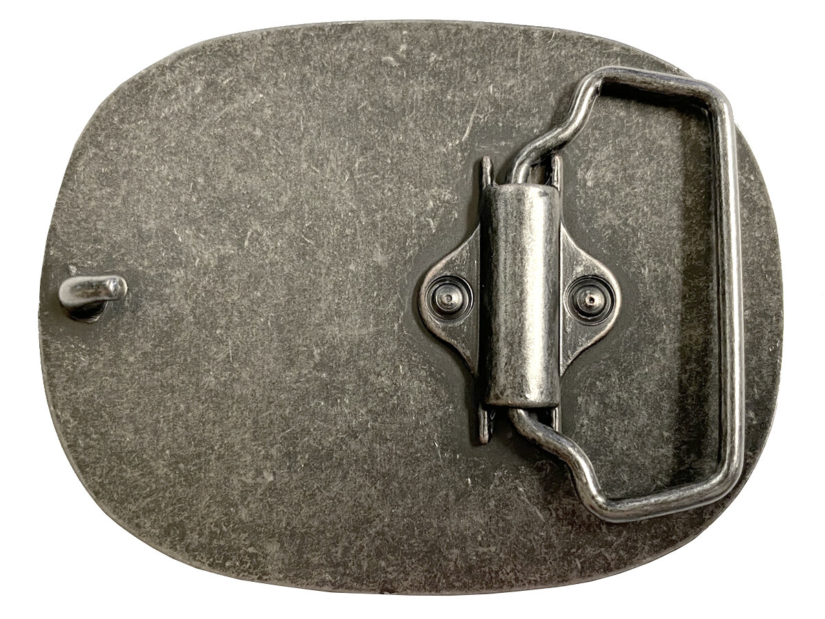 Plain Vintage Belt Buckle Antique Oval Buckle fits 1-1/2" (38mm) Wide ...