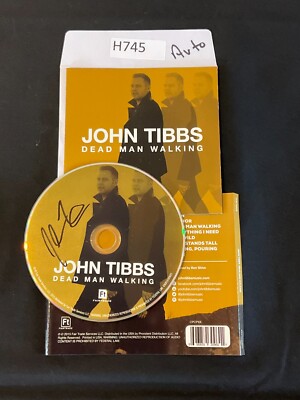*Autographed - Dead Man Walking - Music CD - John Tibbs No Case #H745 ...