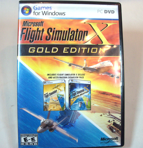 Microsoft Flight Simulator X Gold Edition PC DVD Games For Windows ...