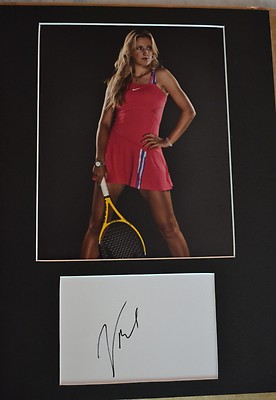 VICTORIA AZARENKA AUTOGRAPH SIGNED CARD (10X8" PHOTO) (TENNIS ...