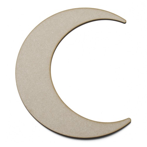 Crescent Moon - Half Moon Shape - MDF Crescent Moon - Moon Wall Décor ...