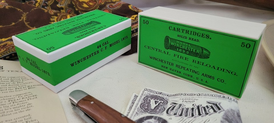 Reproduction vintage 2nd Pattern Winchester .44-40 (.44 WCF) Cartridge ...