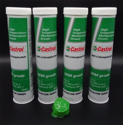 4x 400g Castrol LMX LI-Komplexfett Lebensdauerschmierung Radlagerfett ...
