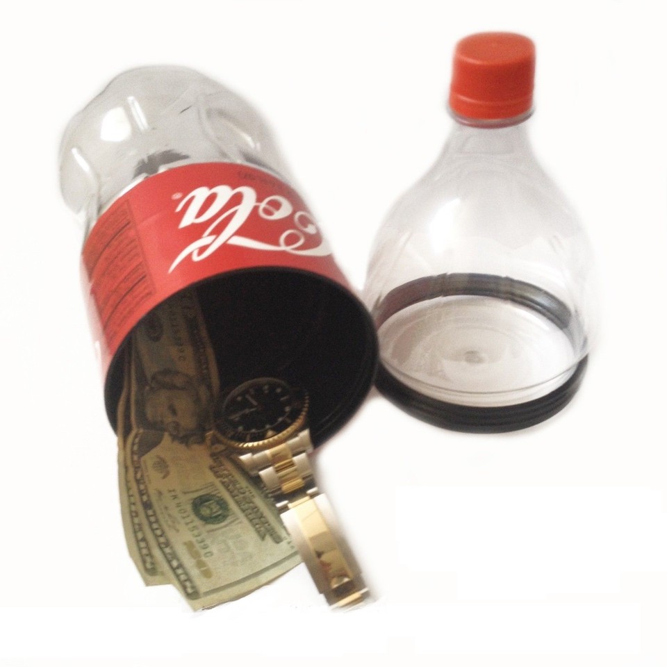 SOFT DRINK CAN BOTTLE STASH SAFE HIDDEN DIVERSION SECRET CAR SAFES HIDE ...