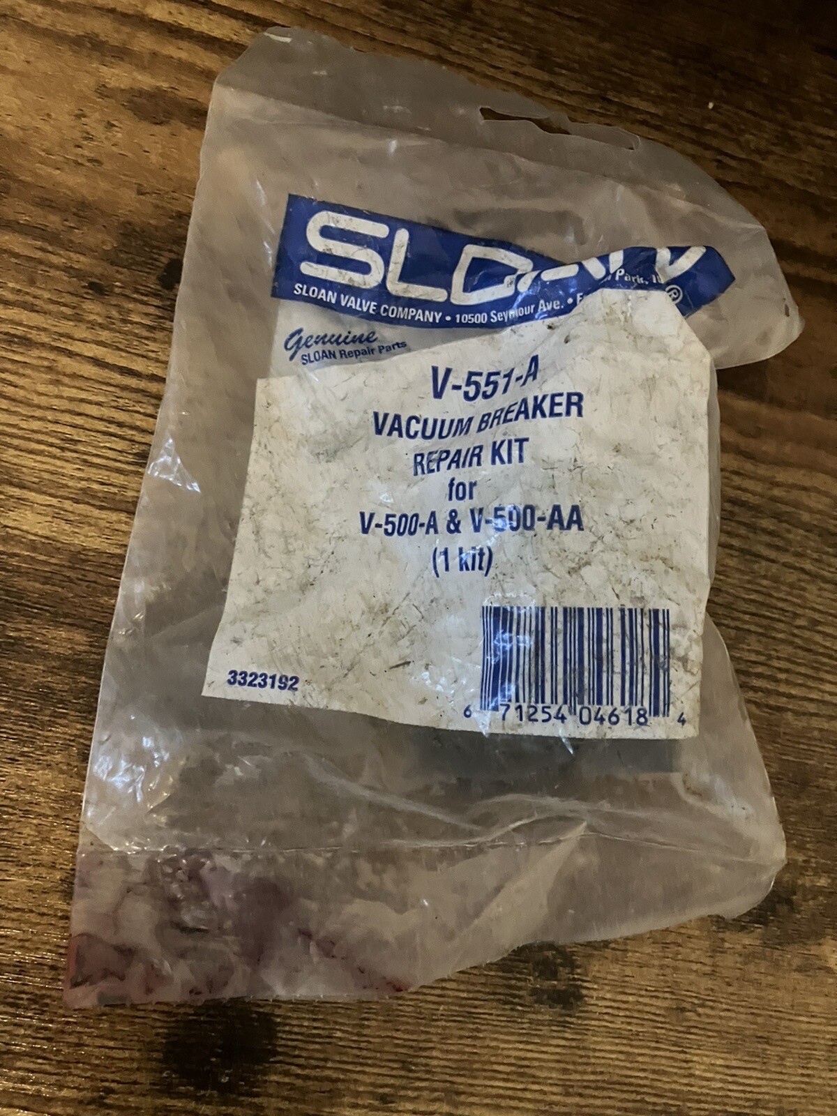 Sloan V-551-A Regal® Vacuum Breaker Repair Kit Urinal/Water Closet ...